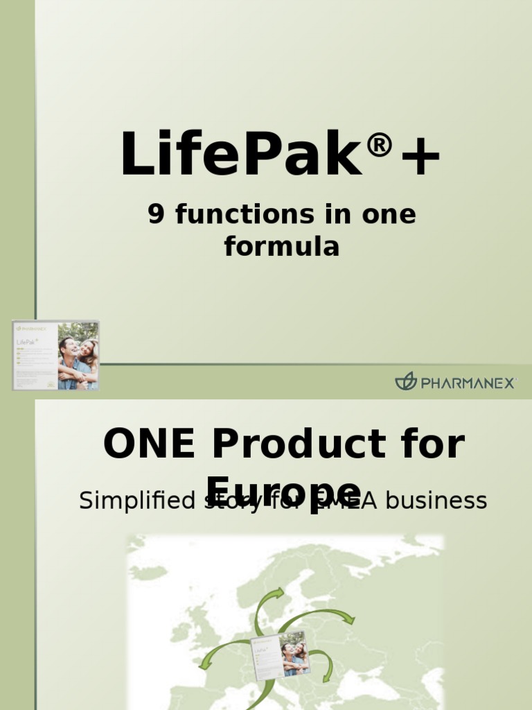 Lifepak +: 9 Functions in One Formula | PDF | Vitamin | Antioxidant