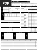 RPG Character Sheet Template | PDF | Gaming | Fantasy Role Playing Games