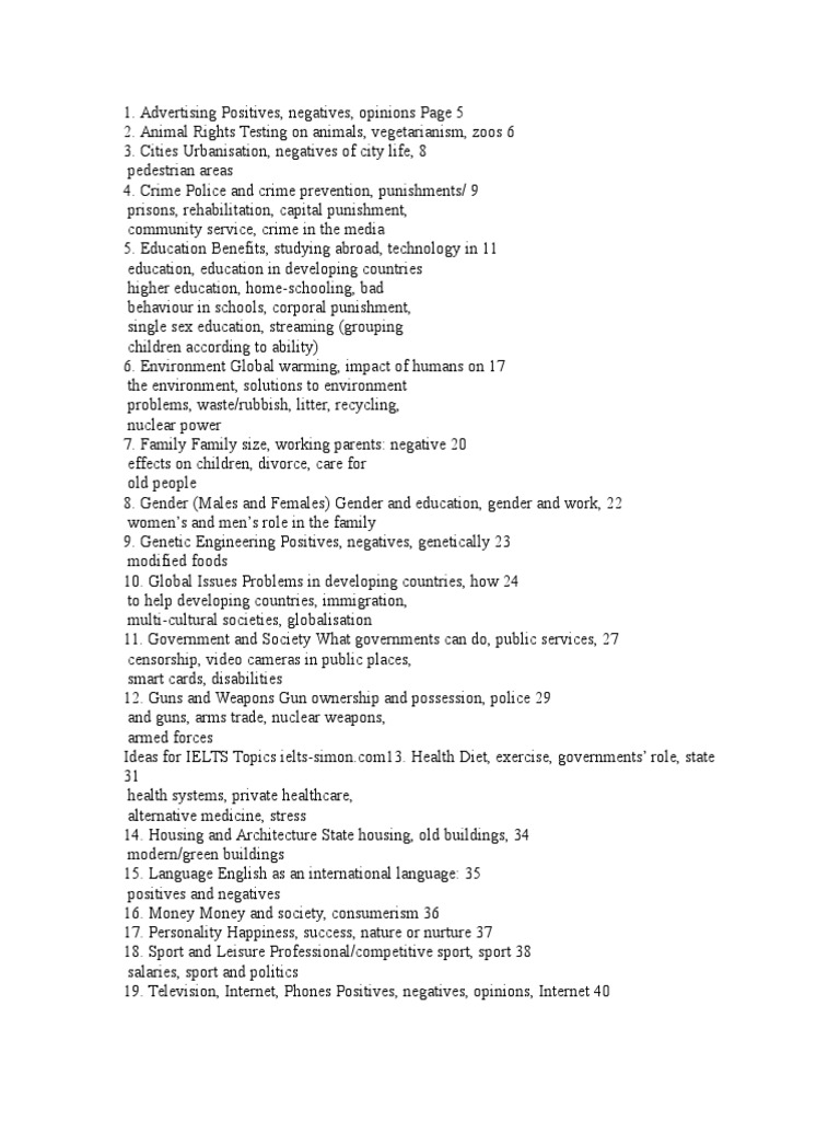 Ielts Essay Topic & Idea (Simon) | Download Free PDF | Nuclear Power ...