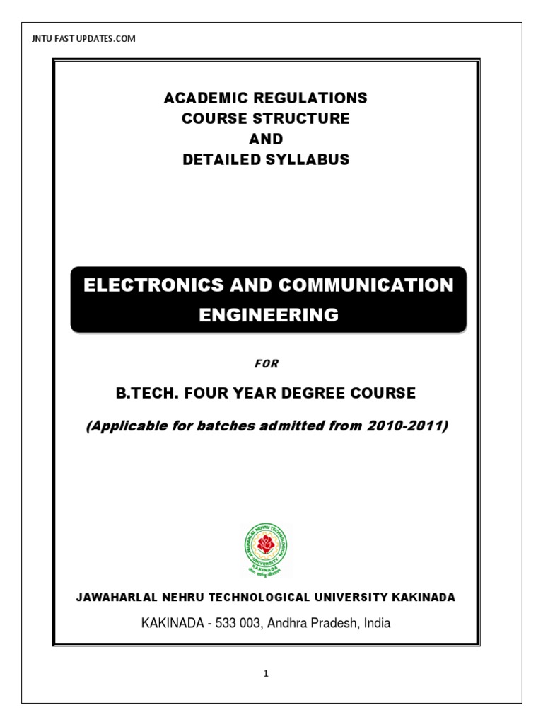 Jntuk Ece 4-2 Sem Syllabus Book (R10) | PDF | Cryptography | Key (Cryptography)