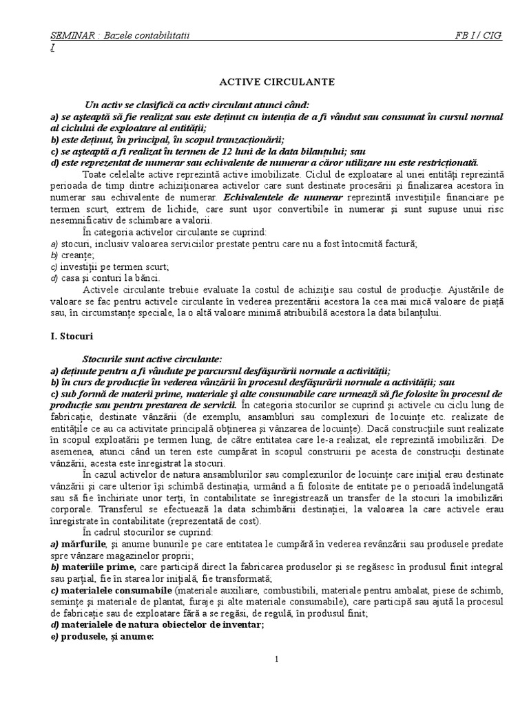 Active Circulante | PDF