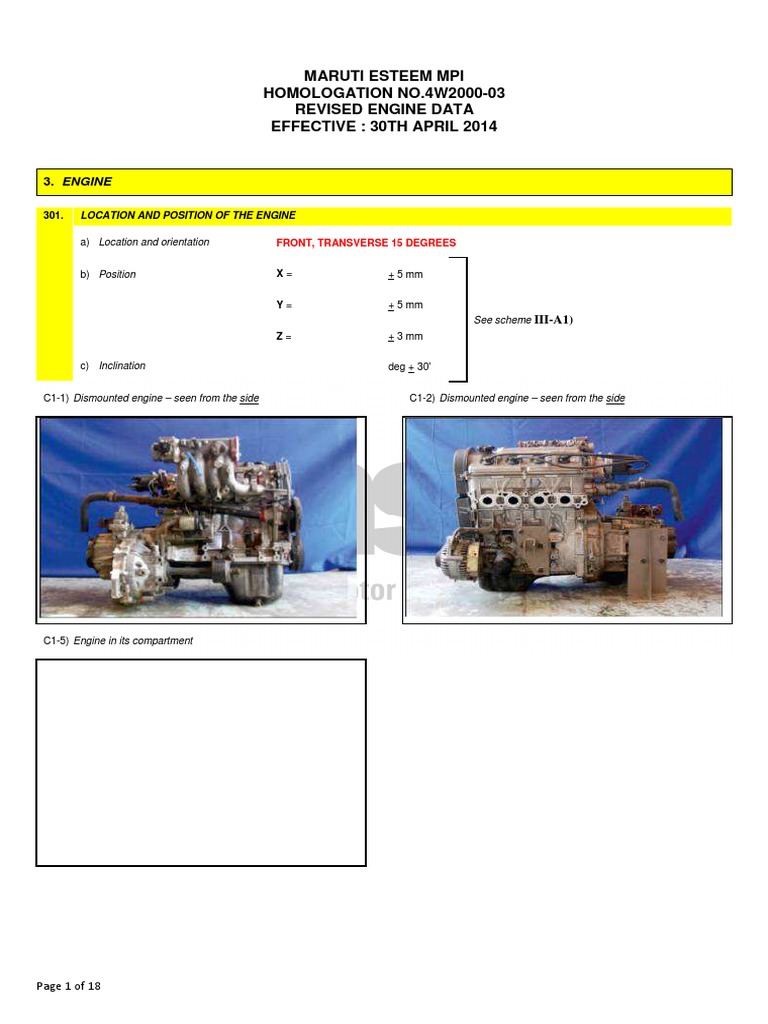Maruti Esteem Mpi Engine PDF | PDF | Piston | Systems Engineering