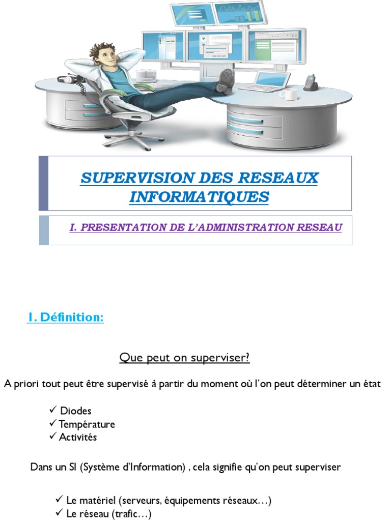 Supervision Des Reseaux Informatiques PDF | PDF | Informatique | Modèle OSI