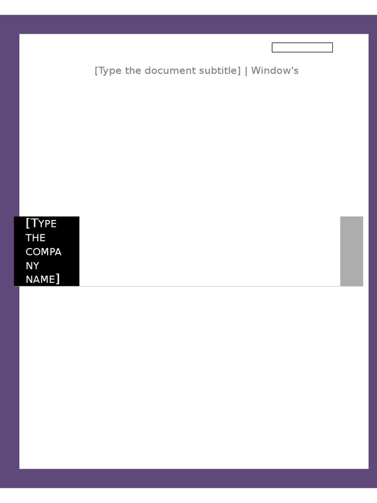 Company Name Document Overview | PDF