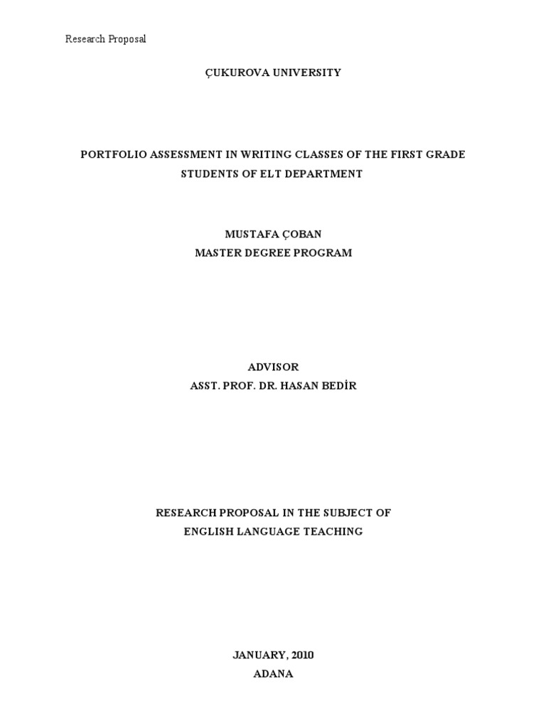 Master-Portfolio Research Proposal Final Project | PDF | Constructivism ...