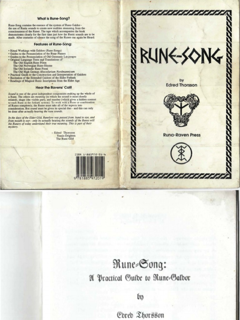 Rune Song | PDF | Runes | Western Calligraphy