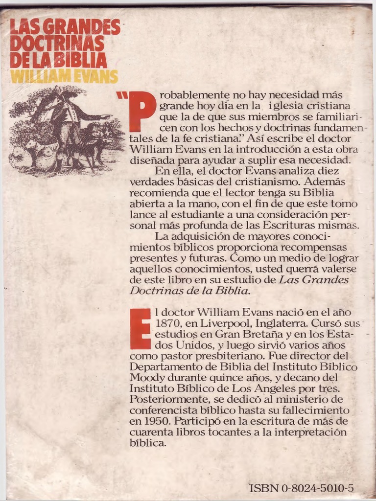 William Evans - Las Grandes Doctrinas de La Biblia | PDF | espíritu Santo | Dios