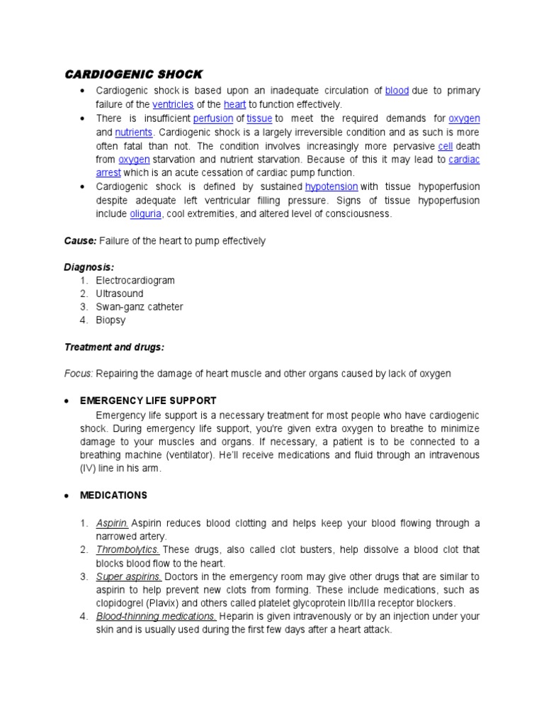 Shock Body | PDF | Shock (Circulatory) | Bleeding