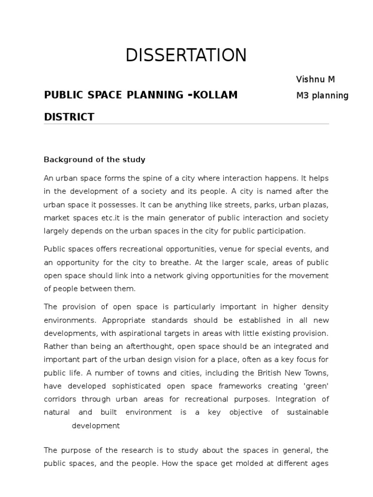 Public Space Planning | PDF | Urban Design | Transport