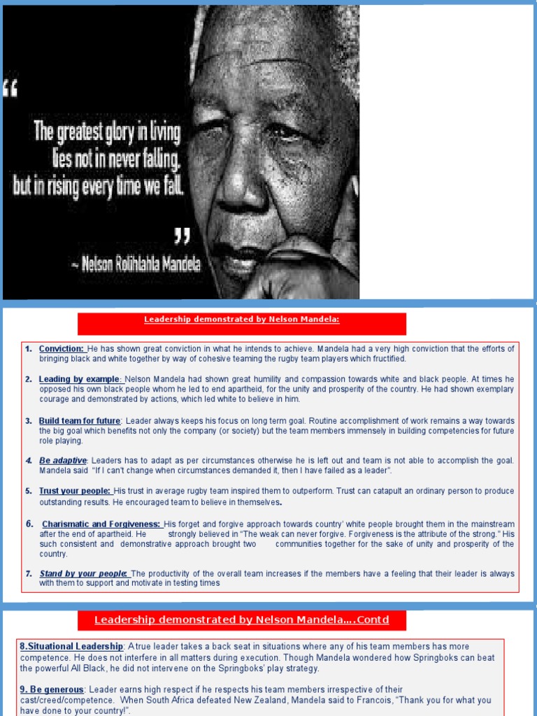 Invictus Movie Analysis | Download Free PDF | South Africa National ...