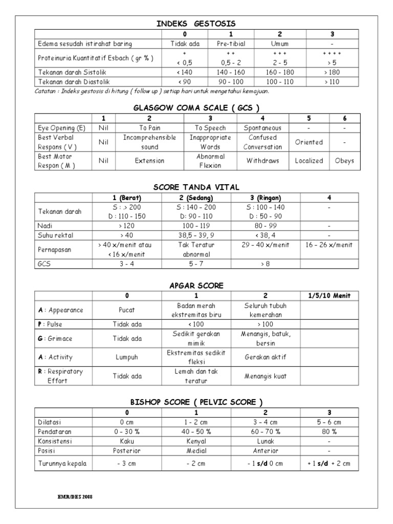 Indeks Gestosis dan Skor Kehamilan | PDF | Kesehatan Holistik