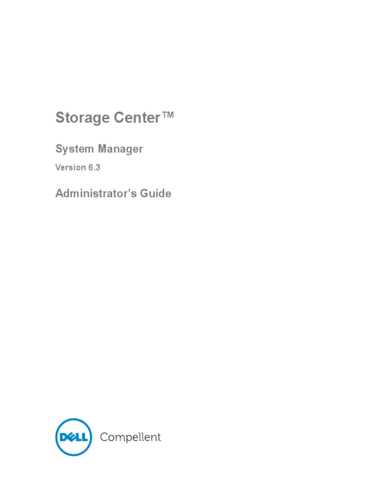 Dell Compellent Storage Center Configuration Guide | PDF | Computer ...