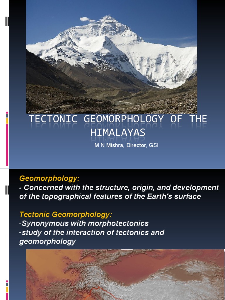 Tectonic Geomorphology | PDF | Geomorphology | Fault (Geology)