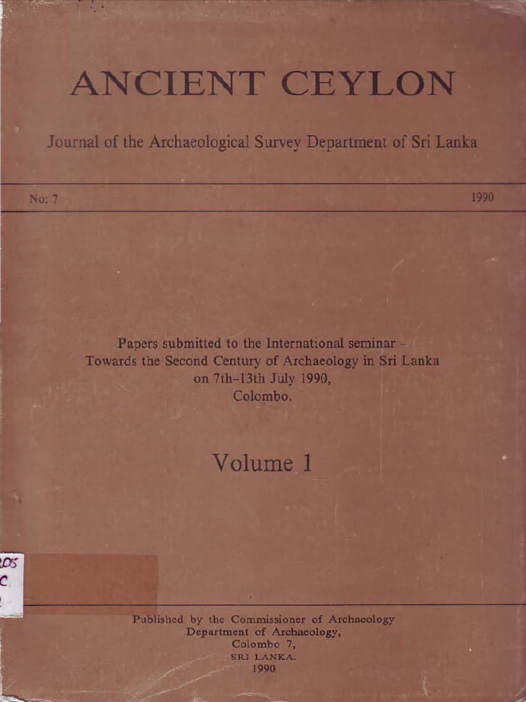 Ancient Ceylon PDF | PDF | Archaeology | Religion And Belief