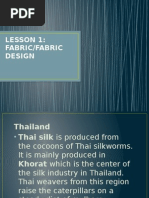 Fabric and Fabric Design Southeast Asia | PDF | Weaving | Textiles