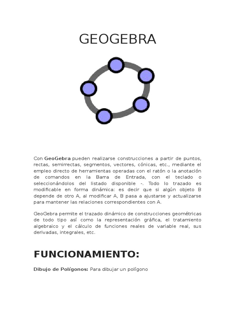 Dibujo Dinámico en GeoGebra 4D | PDF | Línea (geometría) | Vector ...