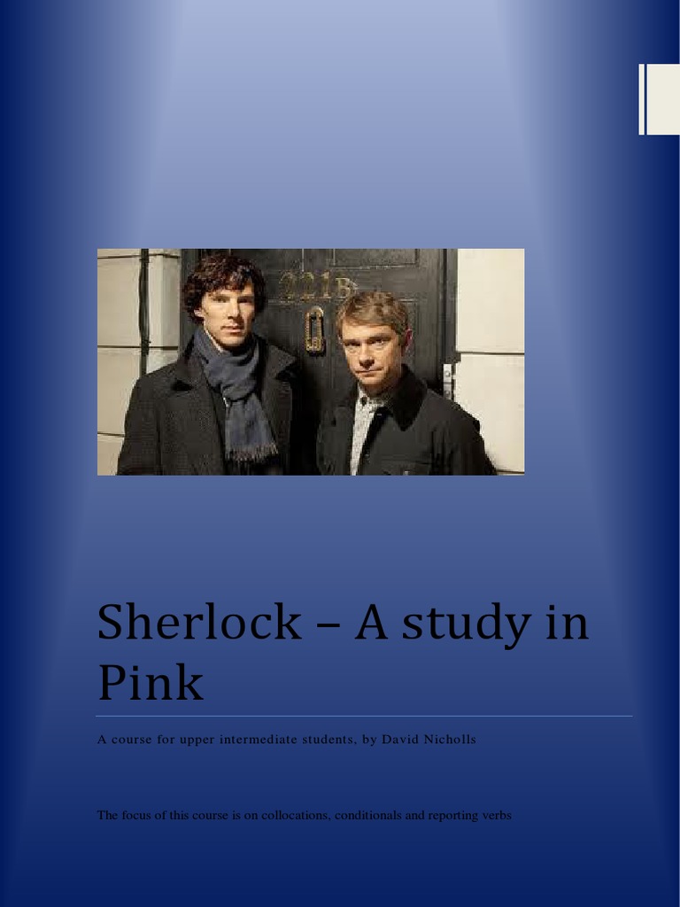 Learn English With Sherlock Study in Pink PDF | PDF | Social Science ...