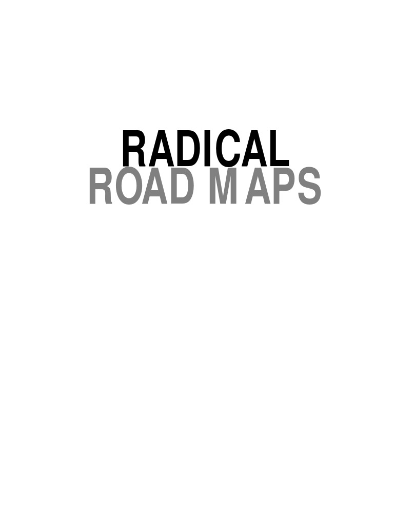 RADICAL ROAD MAPS - The Web Connections of The Far Left - Hansen | PDF ...