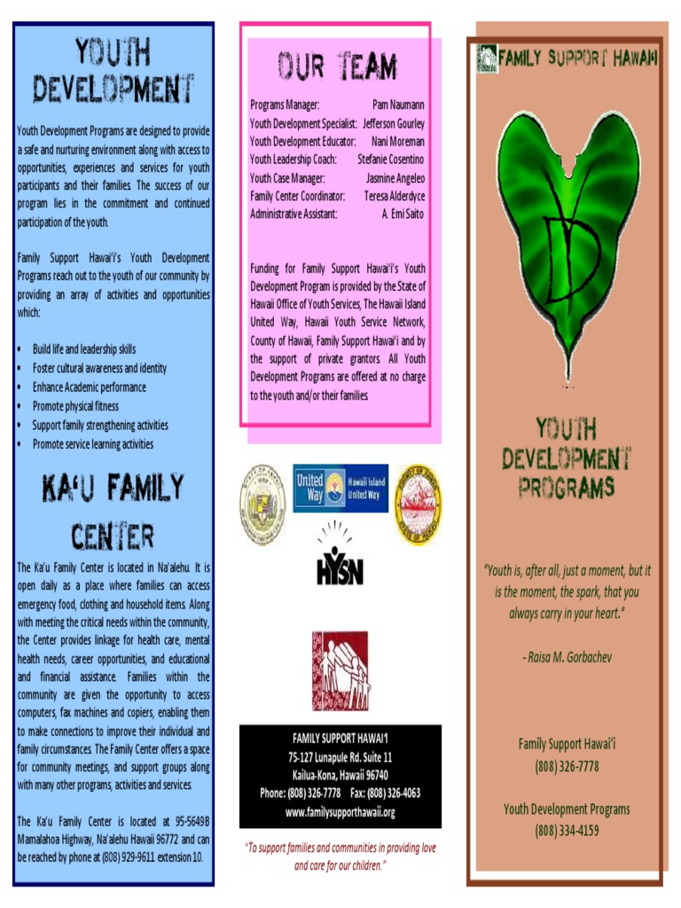 Youth Development Programs Overview | PDF | Career & Growth | Social ...