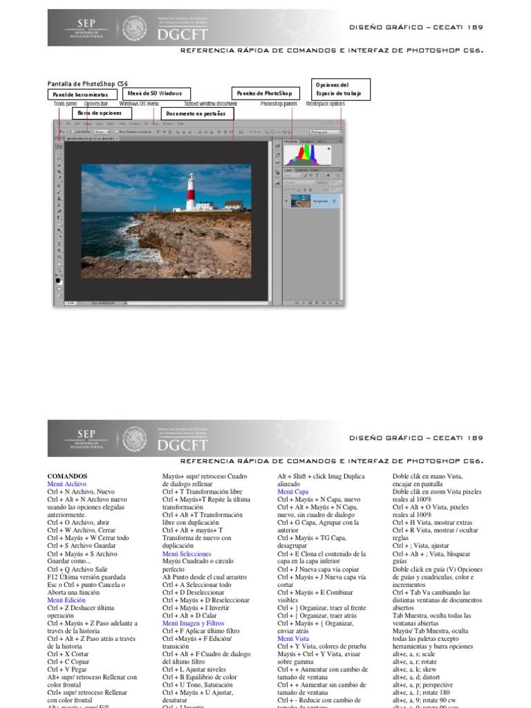 Comandos y Herramientas en Photoshop CS6 | PDF | Software del sistema ...