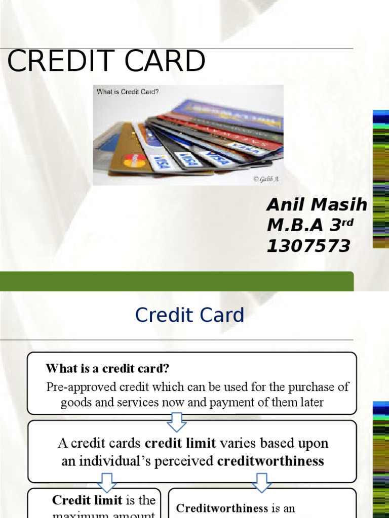 Credit Card | PDF | Credit Card | Credit (Finance)