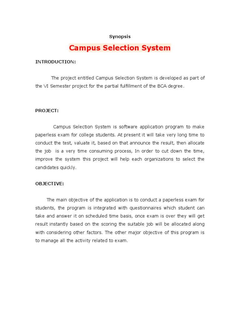 Campus Selection Software | PDF | Internet | Microsoft Sql Server