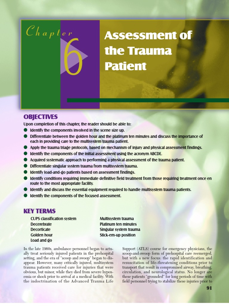 Multisystem Trauma Assessment Guide | PDF | Major Trauma | Emergency ...