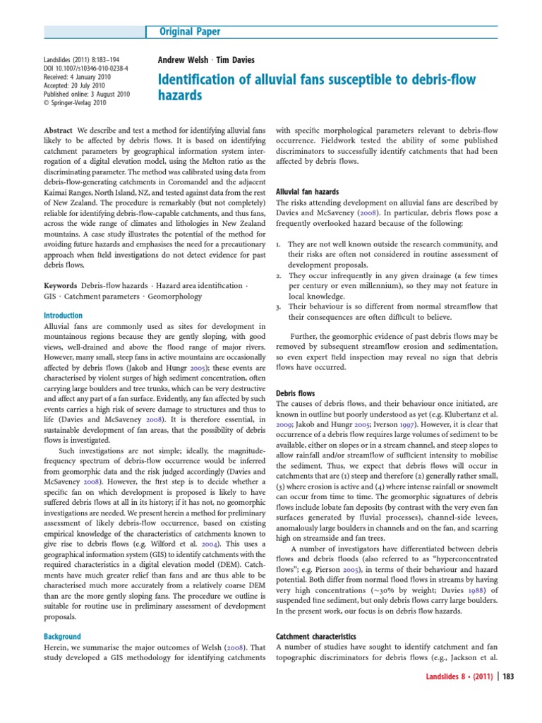 Welsh Davies Melton Ratio NZ | PDF | Arc Gis | Esri