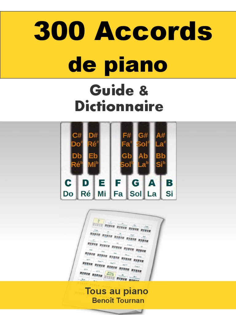 300 Accords de Piano Guide Et Dictionnaire PDF | PDF | Accord (Musique) | Intervalle (Musique)
