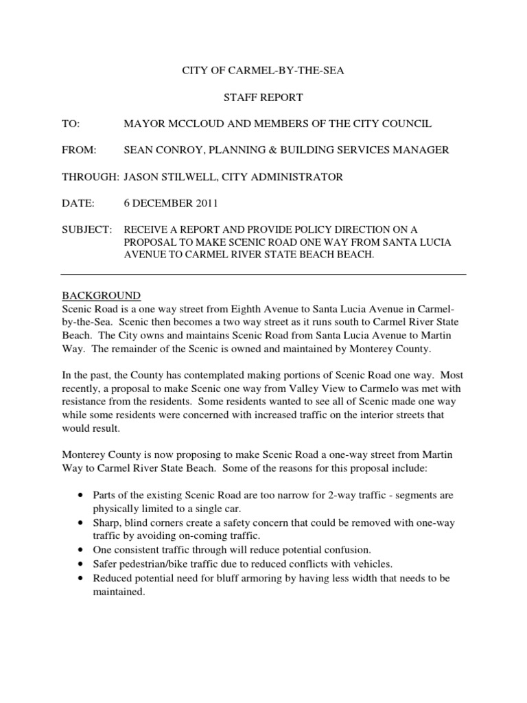 CC Report 12-06-2011 | PDF | Traffic | Road Infrastructure