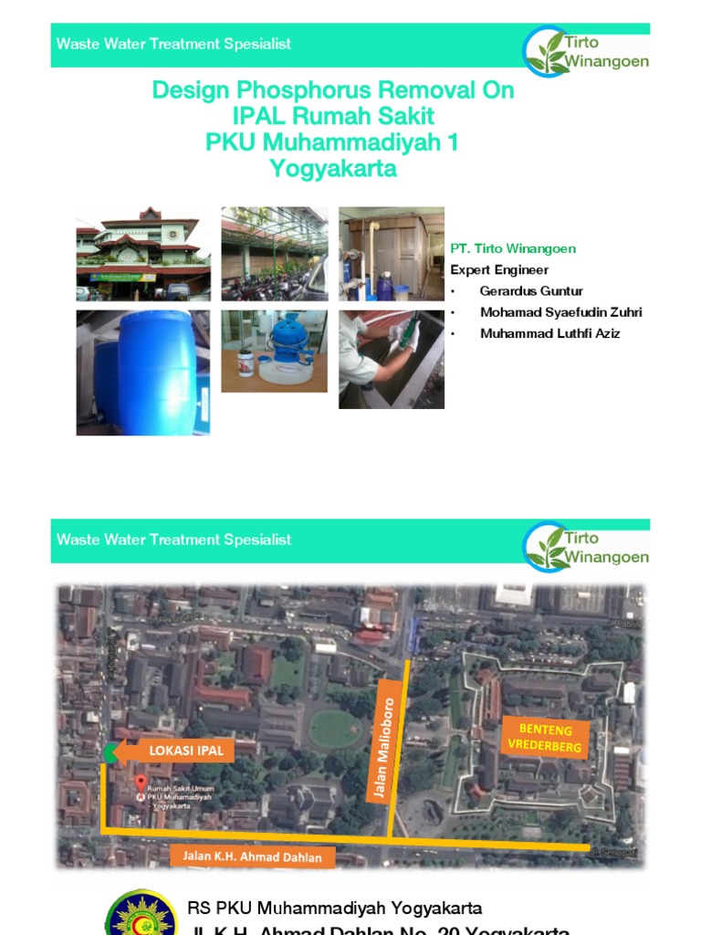 Desain IPAL RS PKU Yogyakarta | PDF