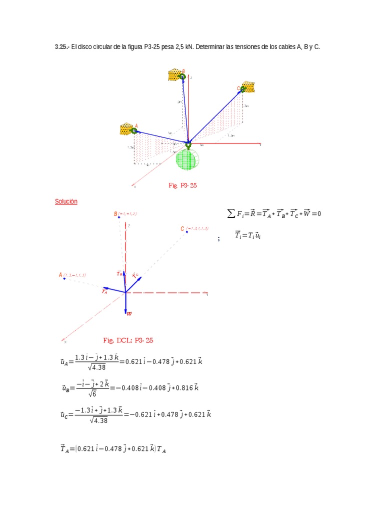 Ejercicio Estatica | PDF