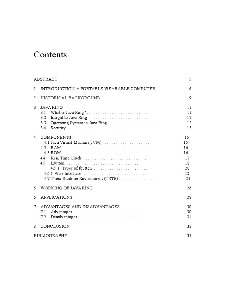 Java Ring Pdf Java Virtual Machine Computer Data Storage