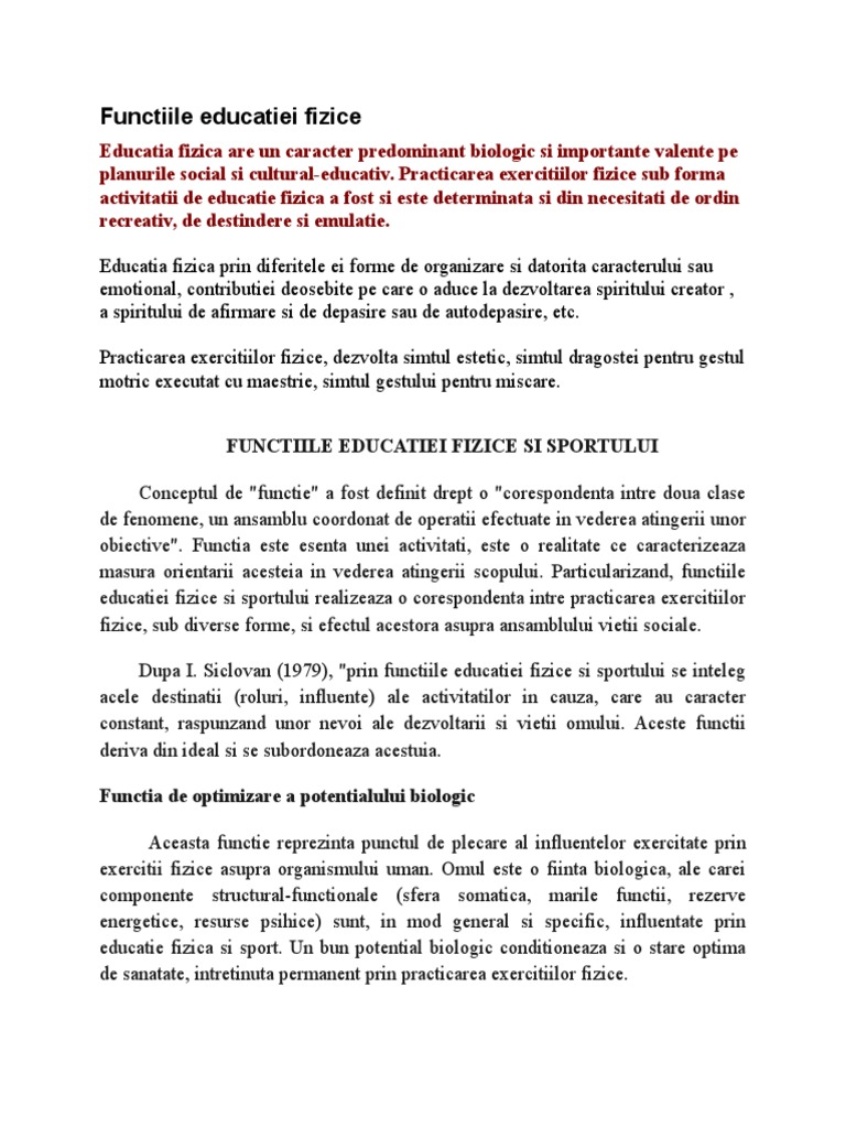 Functiile Educatiei | PDF