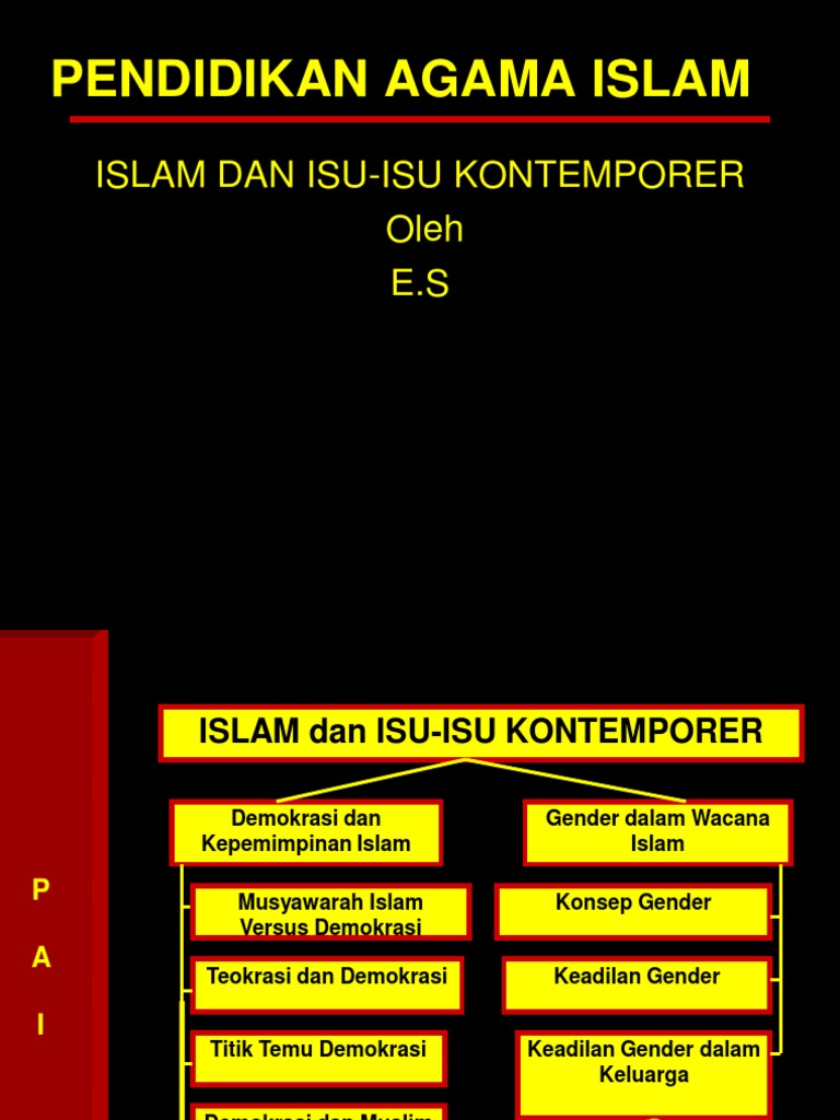 Islamdanisu Isukontemporerpdf 