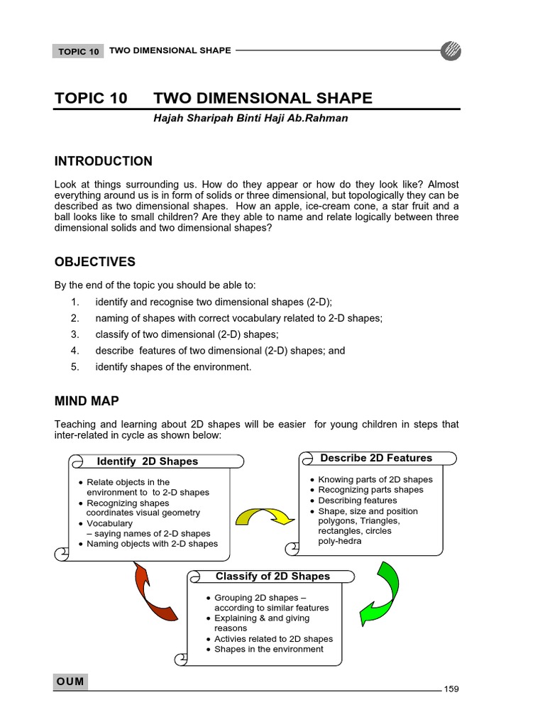 2D Shapes | Download Free PDF | Shape | Euclidean Space