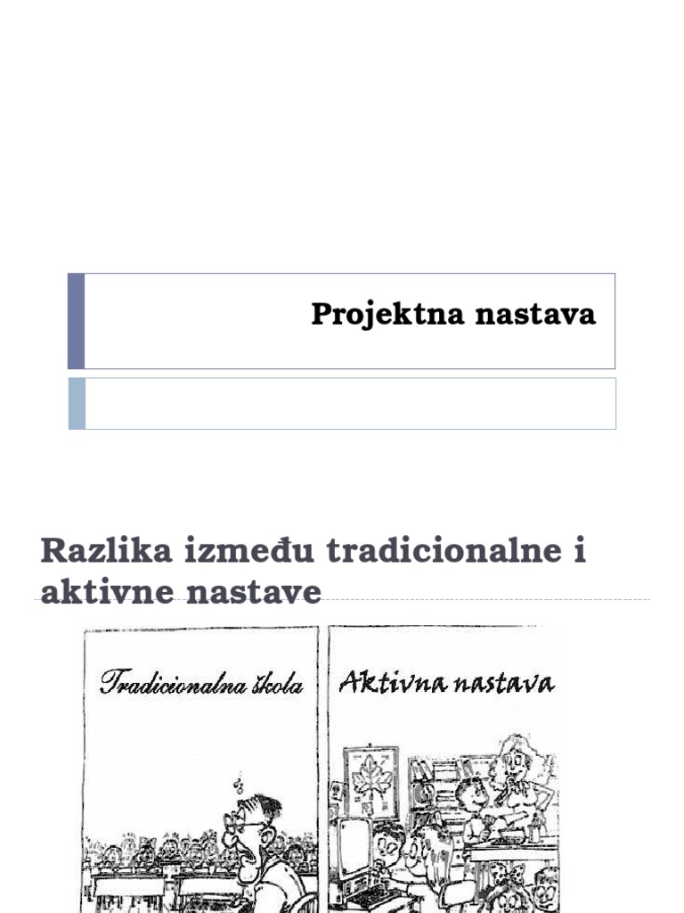 Projektna Nastava | PDF