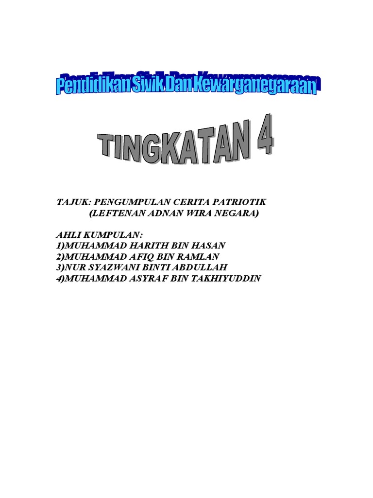 Semangat Patriotik Lt. Adnan | PDF