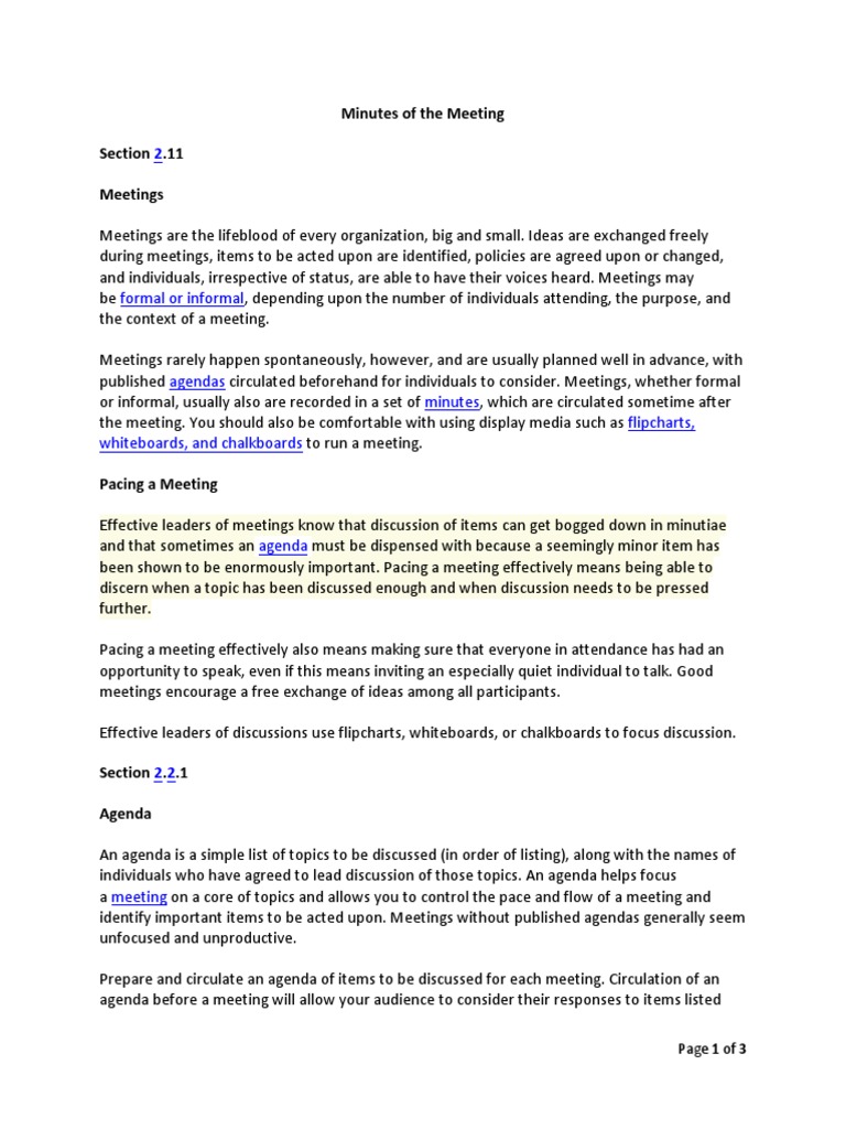 Minutes of the Meeting MoM | Agenda (Meeting) | Public Sphere