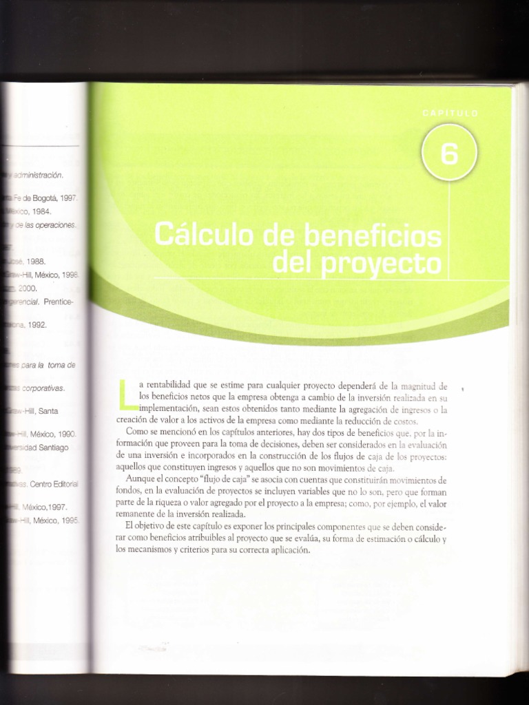 Proyectos de Inversión, Formulación y Evaluación (De Nassir Sapag Chain ...