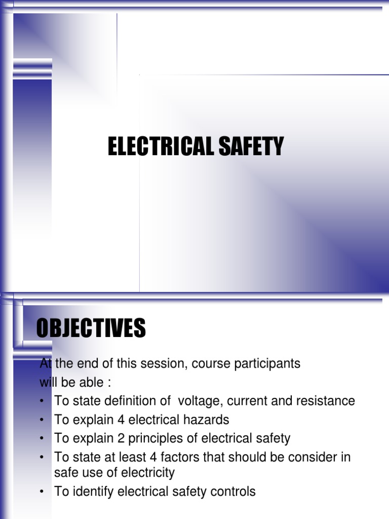 11 Electrical Safety | Download Free PDF | Electric Shock | Electricity