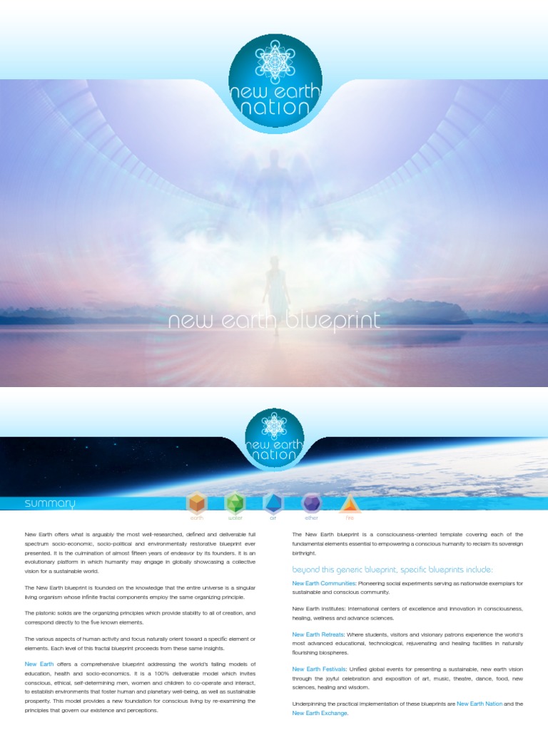 New Earth Nation (New Earth Blueprint) | PDF