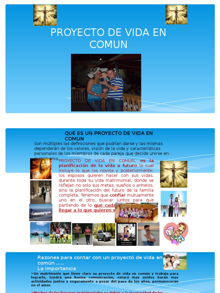 Proyecto de Vida en Comun | PDF | Matrimonio | Amor