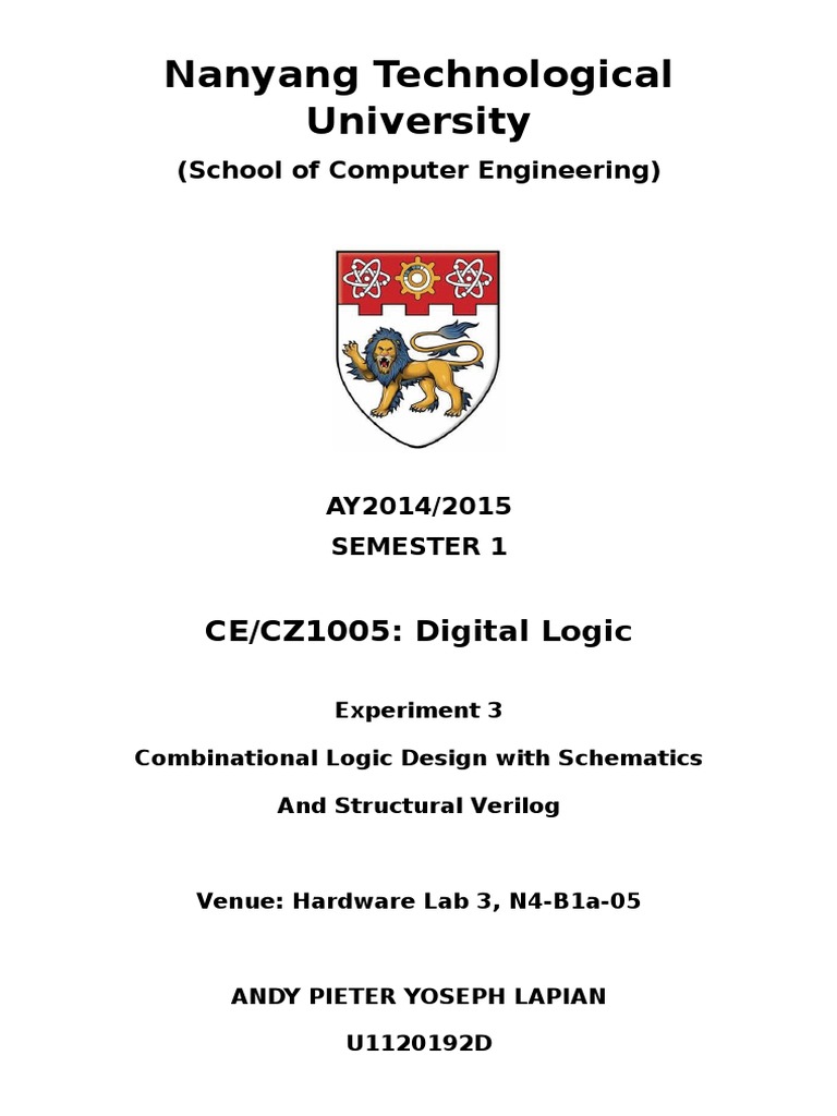 Lab Report 3 v2 | PDF | Hardware Description Language | Logic Synthesis
