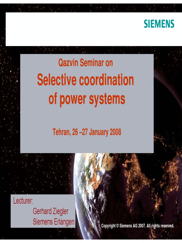 Selective Coordination of Power Systems | PDF