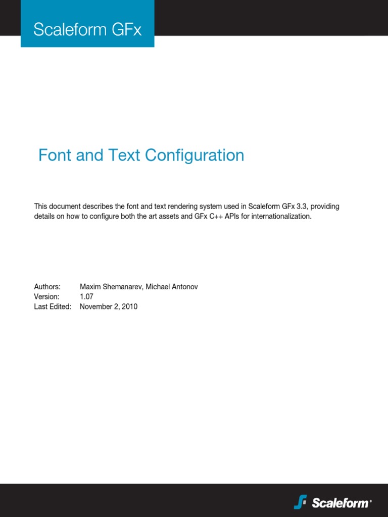 GFX 3.3 Font | PDF | Adobe Flash | Typefaces