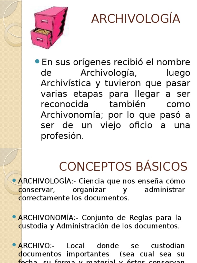Archivología: Ciencia y Funciones Clave | PDF