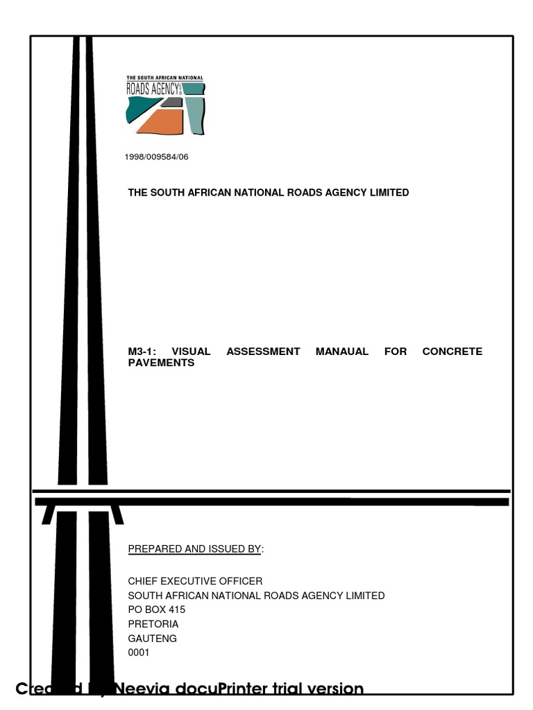 Visual Assessment For Concrete Pavements | PDF