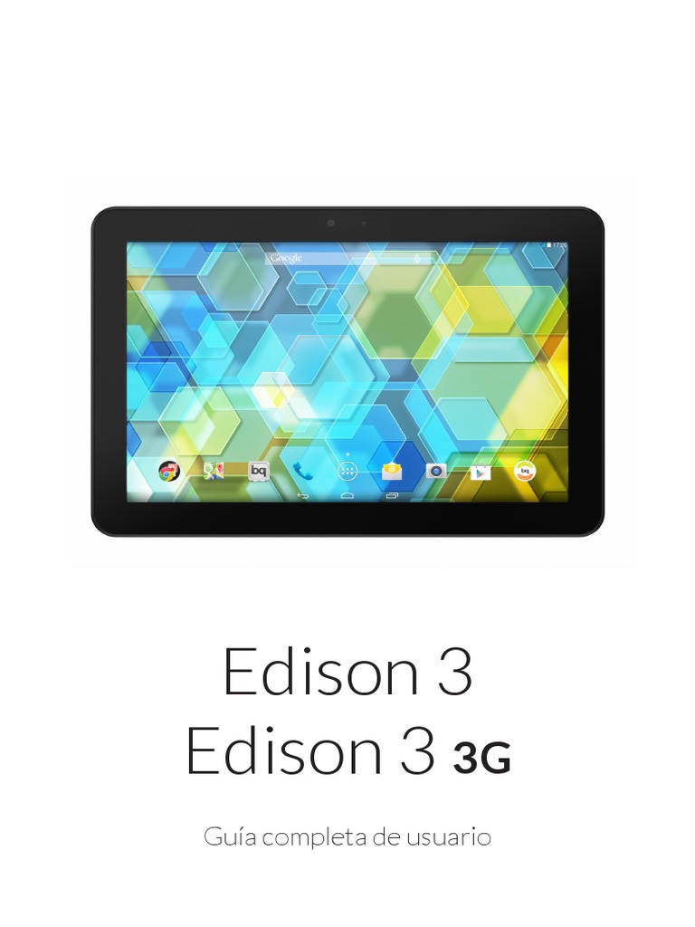 Manual Edison 3 3G | PDF | Servicio de Mensajes Multimedia | Servicio ...