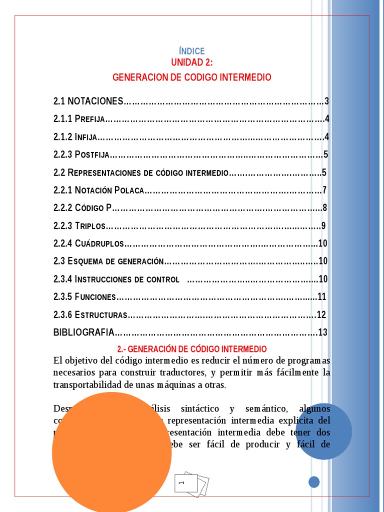 Generacion de Codigo Intermedio | PDF | Compilador | Programación de ... Generacion de Codigo Intermedio | PDF | Compilador | Programación de ...